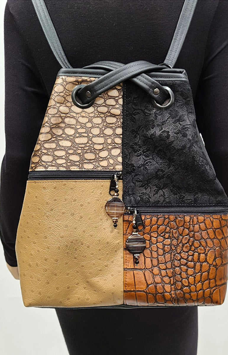 Multi Color Textures Bag Pack – Carogi Bags